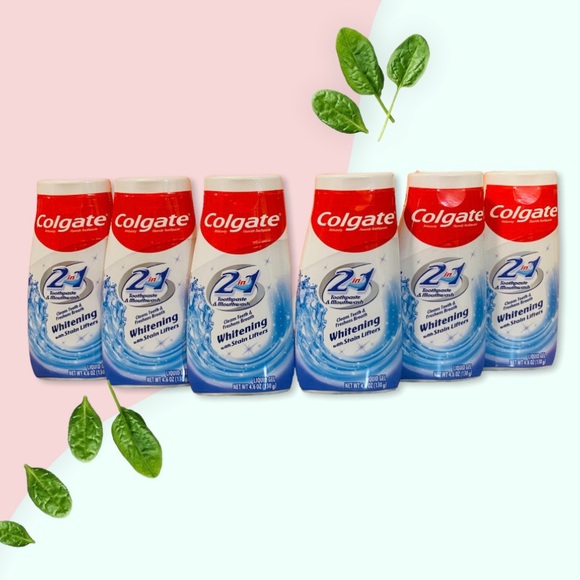 Colgate | Other | Pack Of 6 Colgate 2 In Toothpaste Mouthwash Whitening ...